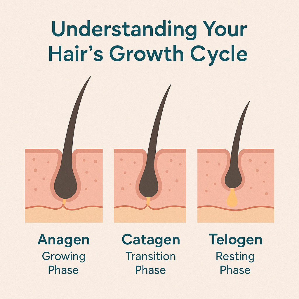 Hair Growth Cycle & Hair Loss Explained & Online Hair Loss Treatments